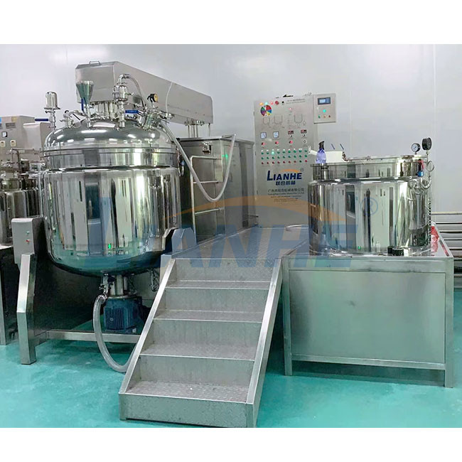 500L Paste Making Machine Vacuum Emulsifier Mixer For Mayonnaise