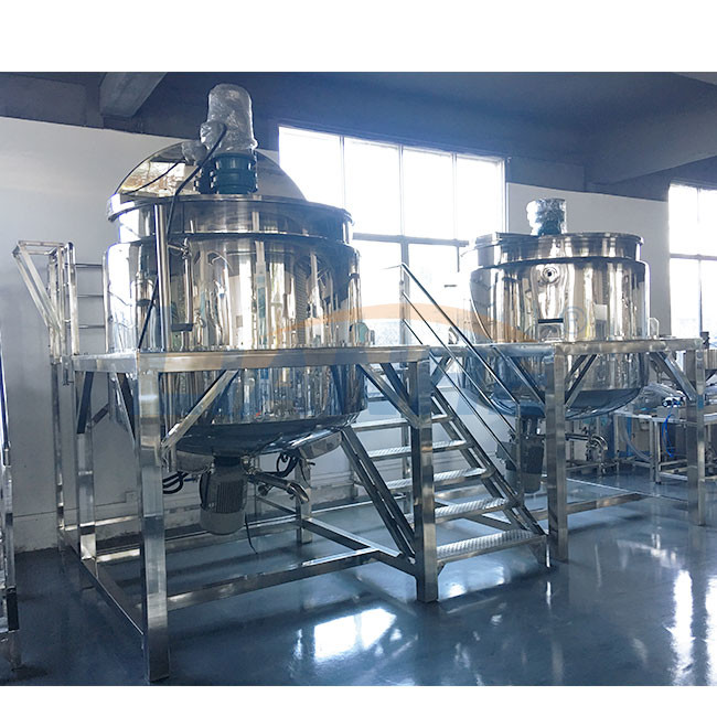 ABB 2000L Cosmetic Homogenizer Mixer , Platform Hand Sanitizer Mixing ...