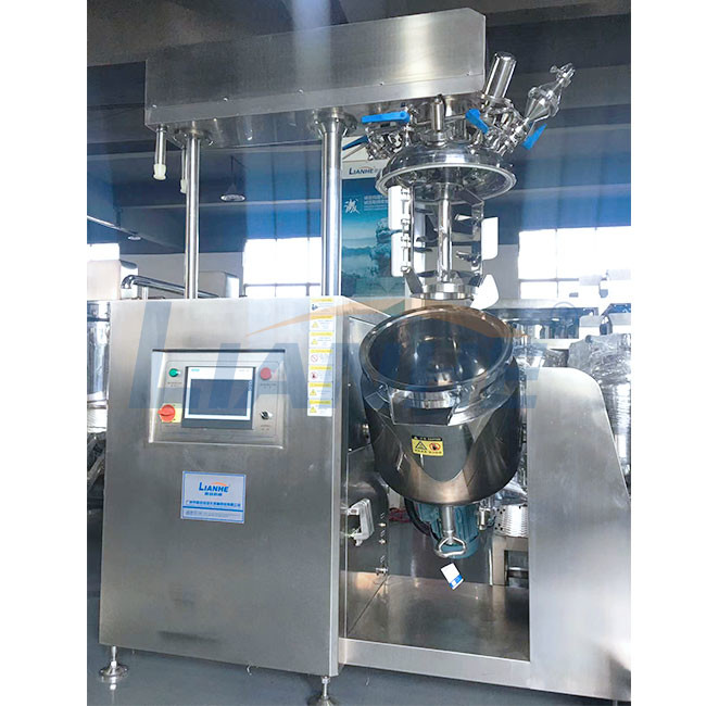 Electric 50L PLC High Shear Emulsifier Mixer For Cream Homogeniser